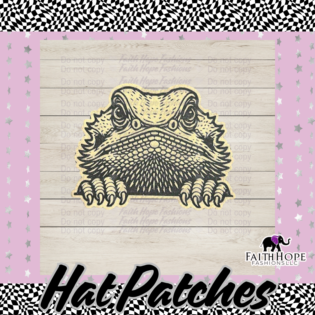 Lizard Hat Patch – Faith&Hope