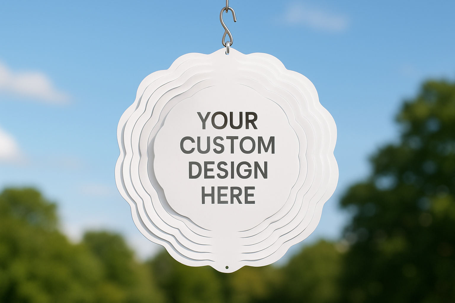 Custom Sublimation Wind Spinner – Faith&Hope